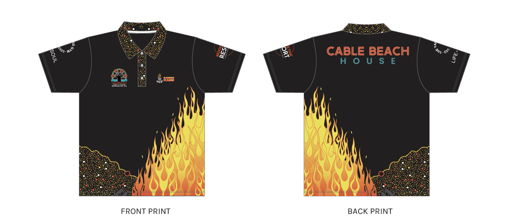 DJUGUN FLAMES - CLUB POLO **PRE-RELEASE ORDERS NOW OPEN UNTIL 21st APR ...